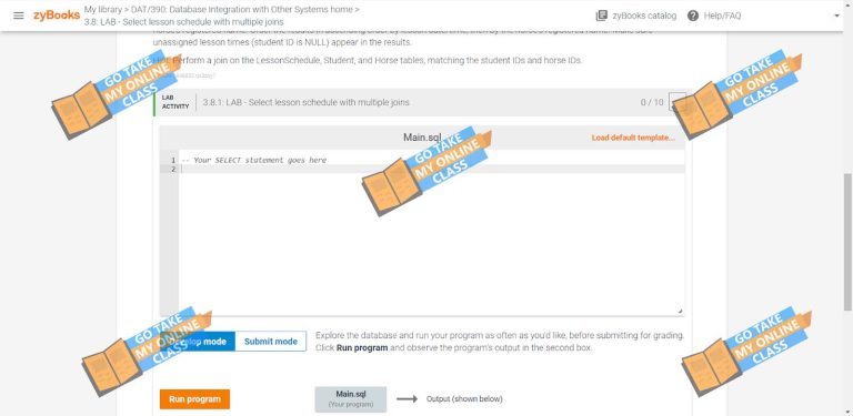 Get accurate zyBooks Answers for top grades now!