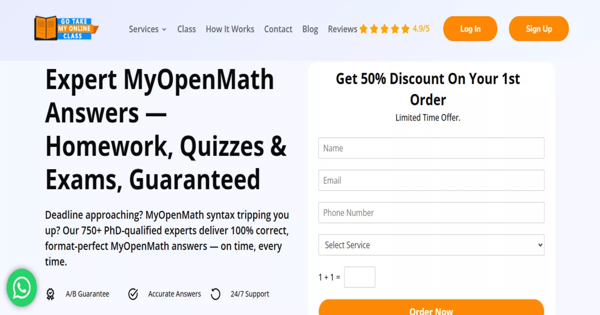 MyOpenMath Answers: Expert Help + Platform Guide 2026